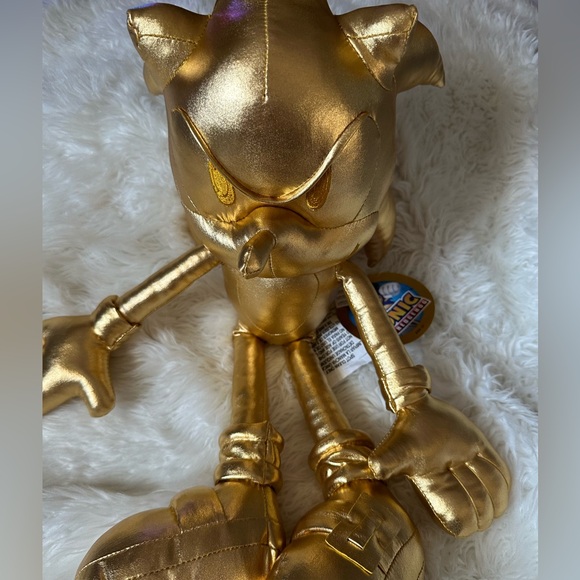 Toys | 24k Gold Sonic The Hedgehog Plush Toy | Poshmark